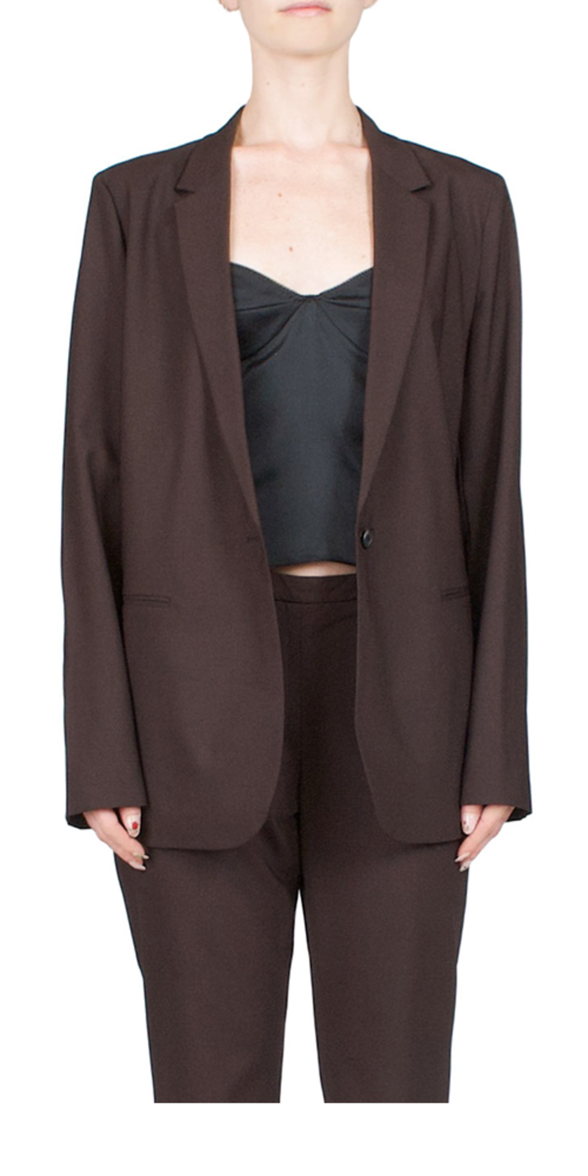 6397 Perfect Blazer - Chocolate | Garmentory