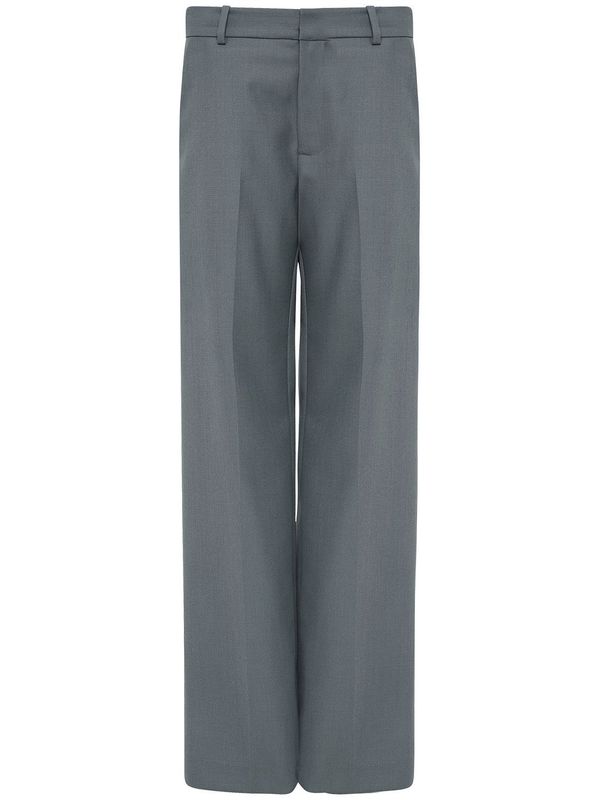 Carter Wool Blend Straight Pants | Garmentory