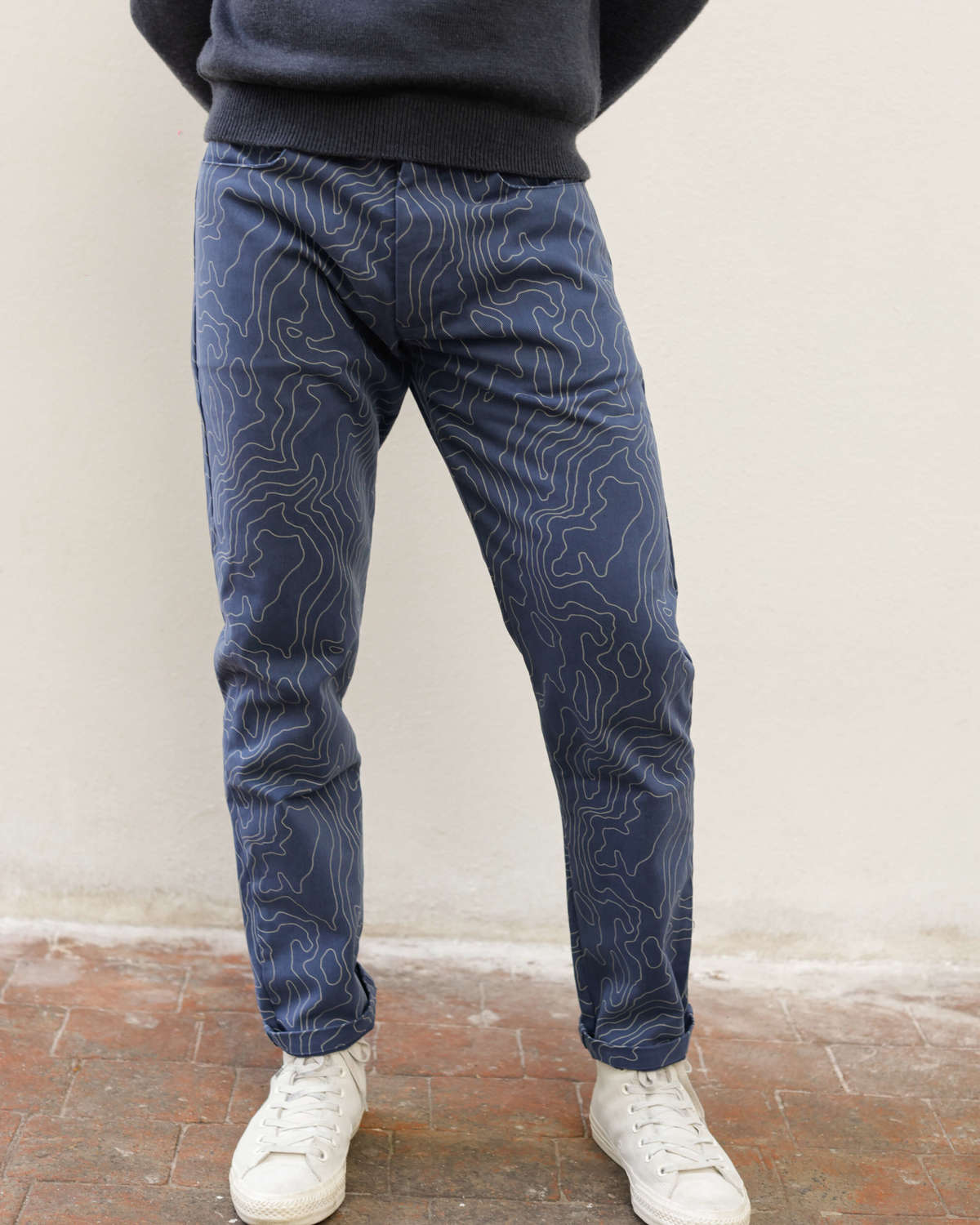 Alex Crane Canvas Cham Pants - River Maps | Garmentory