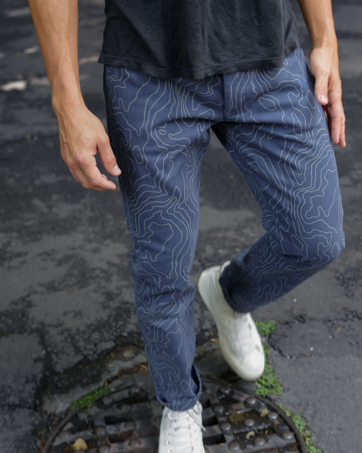 Alex Crane Canvas Cham Pants - River Maps | Garmentory