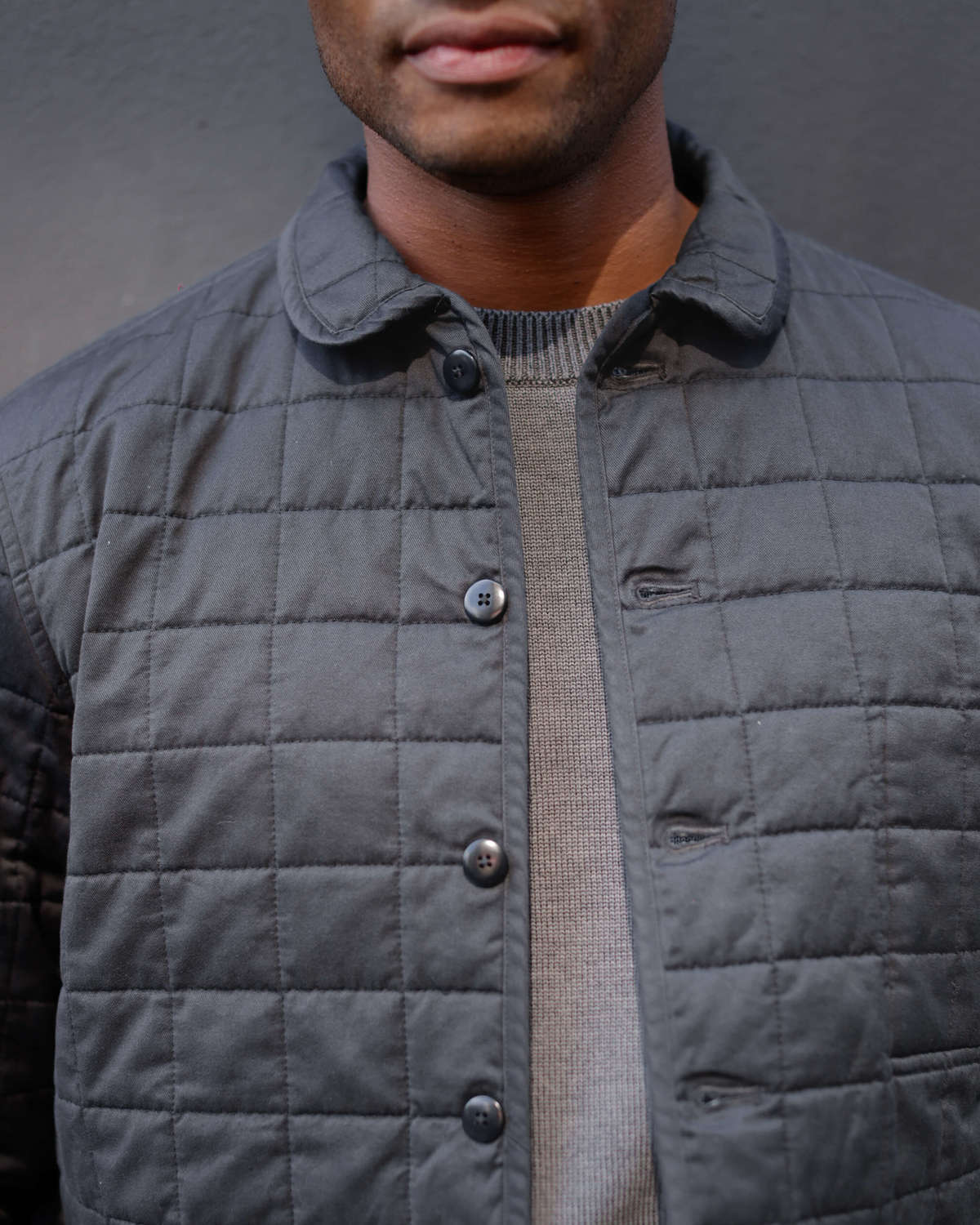 Alex Crane Quilted Kite Jacket - Onyx | Garmentory