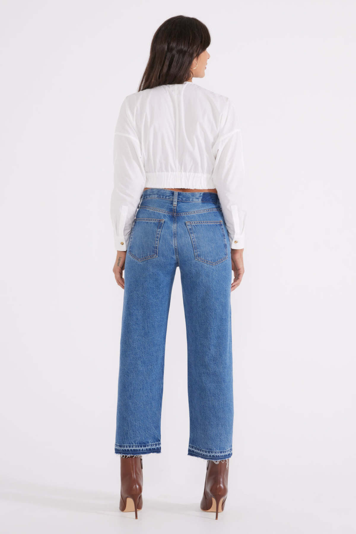 Tyler Straight Crop - Cielo | Garmentory