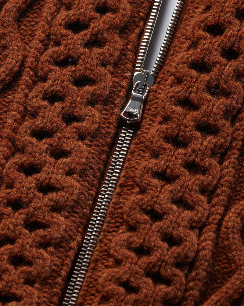 Veronica Beard Tihany Knit Dickey - Dark Ochre | Garmentory
