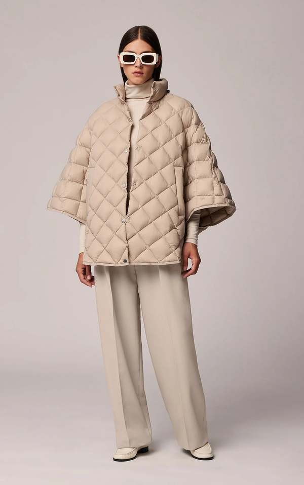 Soia & Kyo Kirsten Down Cape | Garmentory