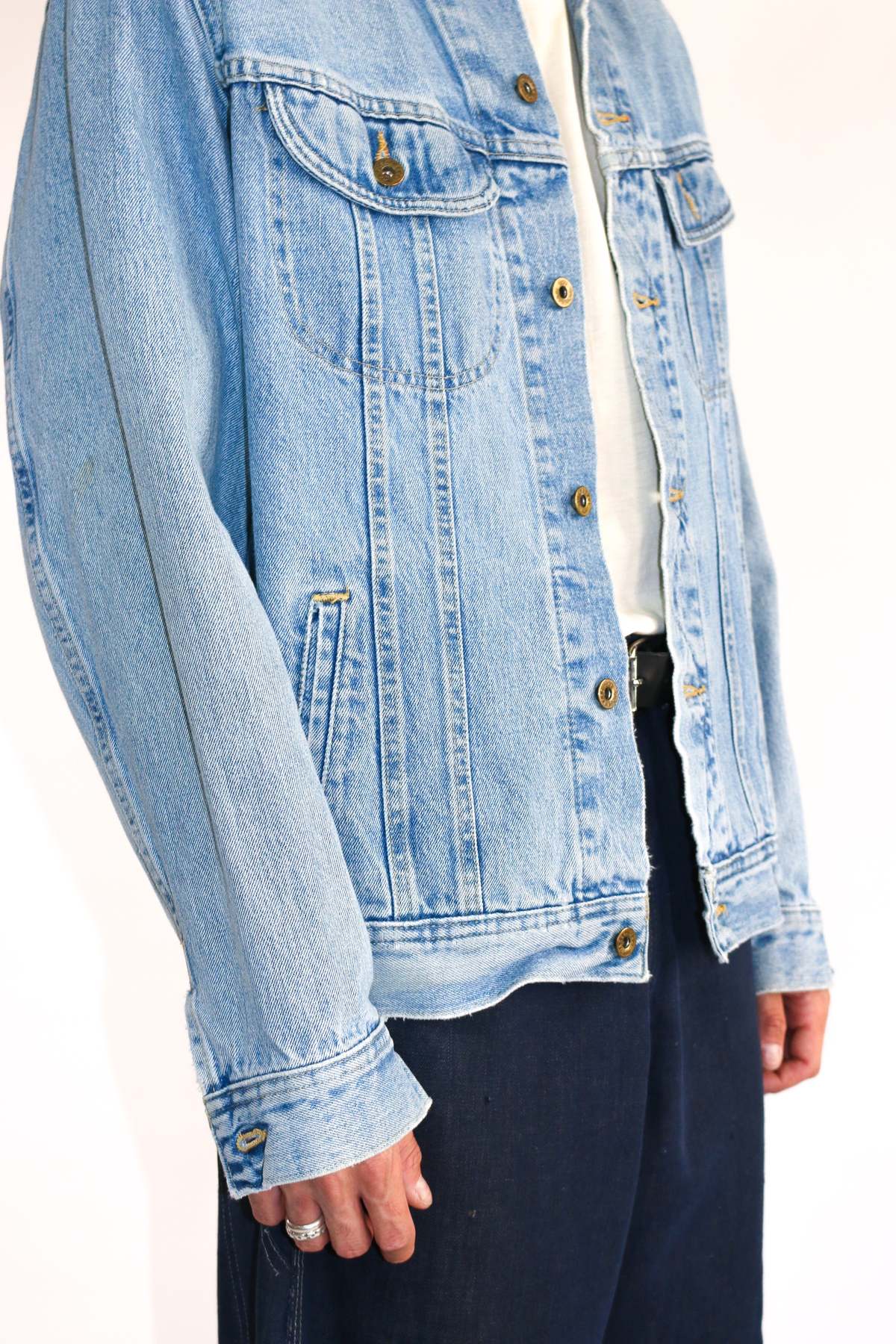Faded Lee Denim Jacket - 1980's | Garmentory