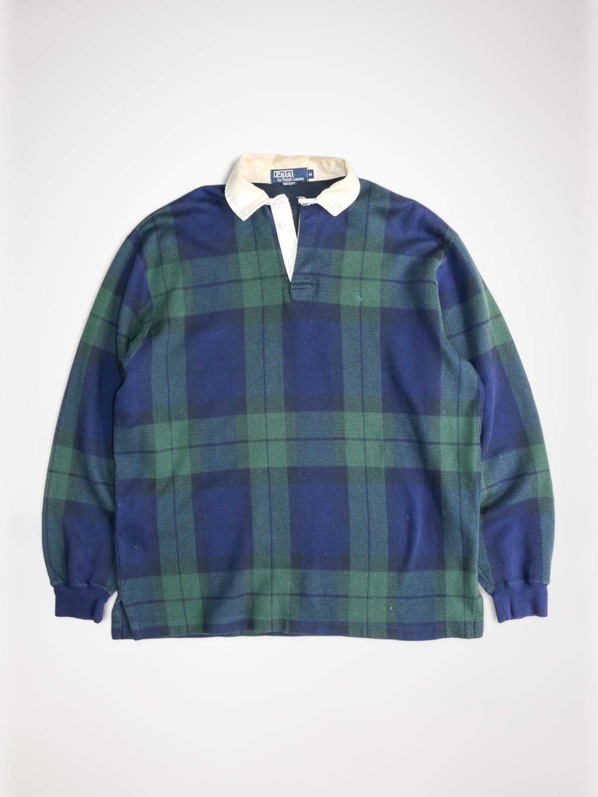 Plaid USA Made Polo Rugby Jersey - 1990's | Garmentory