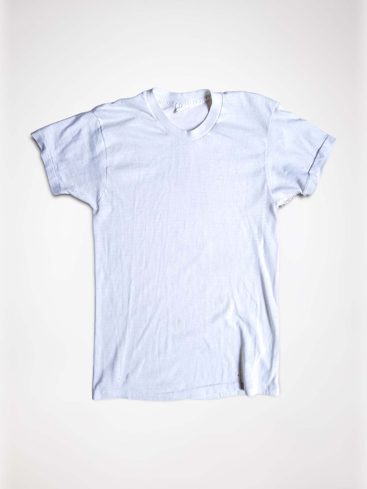 Single Stitch White Blank Tee - 1980's | Garmentory