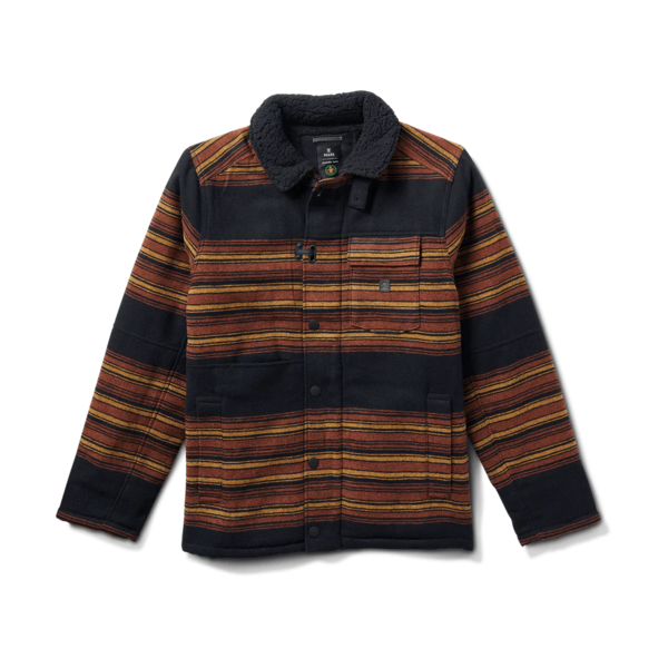 Roark Revival Axeman Jacket - Dark Navy Stripes | Garmentory