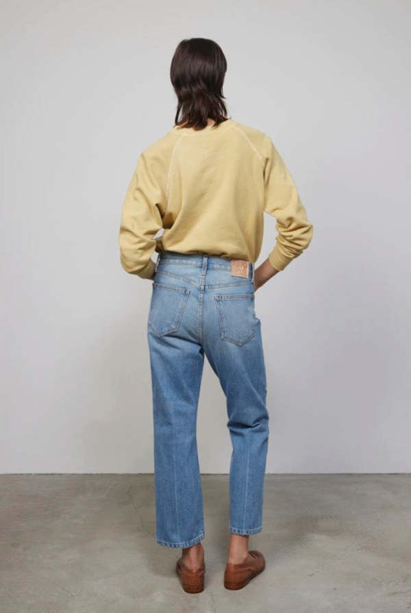 B Sides marcel relaxed straight jean - tate vintage patchwork no.3 ...