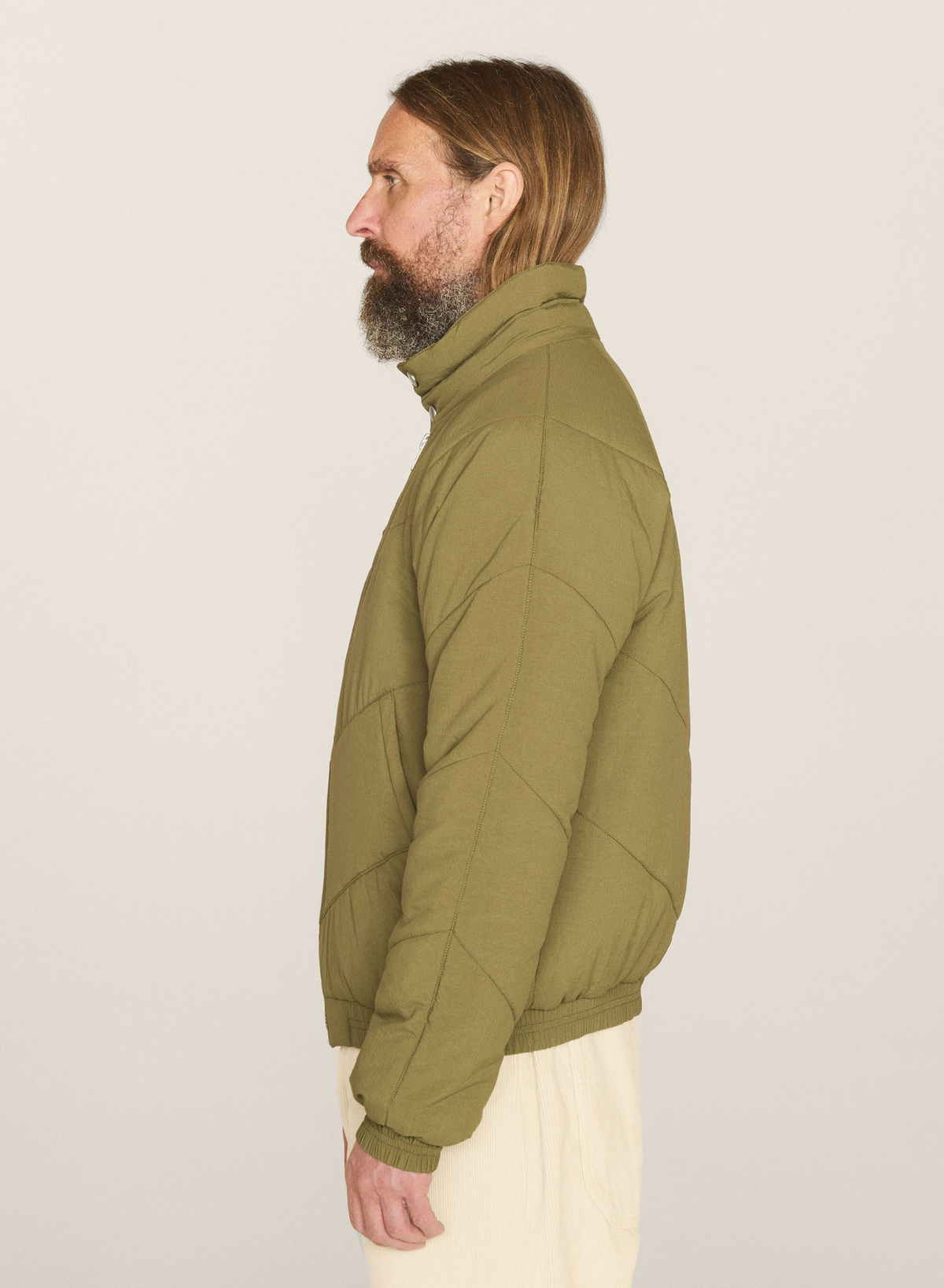YMC Kool Herc Ripstop Puffer Jacket - Olive | Garmentory