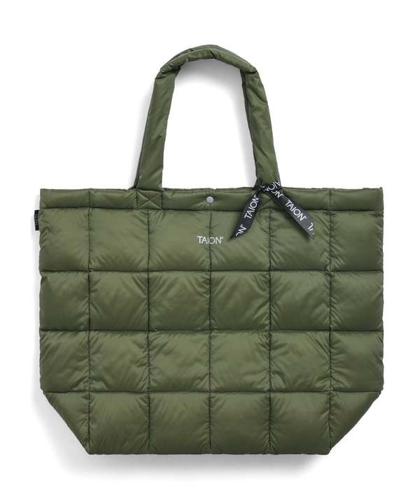 TAION Large Lunch Down Tote Bag - Olive | Garmentory