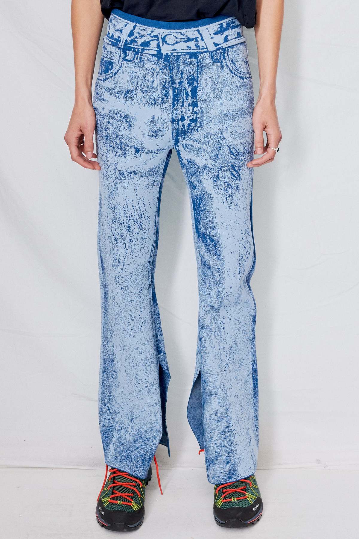PH5 Toby Skinny Fake Denim Pants - Denim Blue | Garmentory