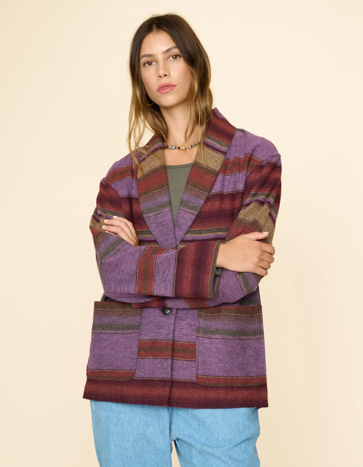 Xirena Collins Jacket - Lavender Sand Multi | Garmentory