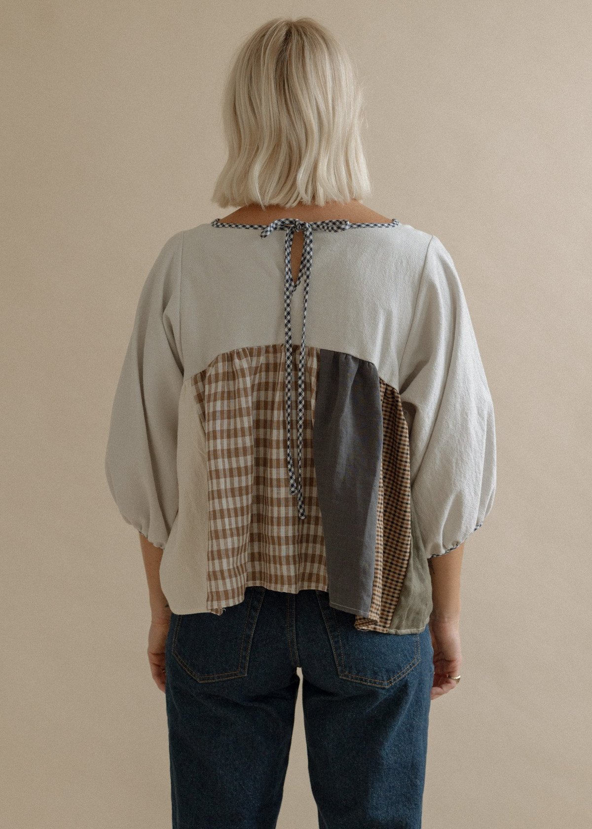 Local Shade Patchwork Shirt - Brown | Garmentory