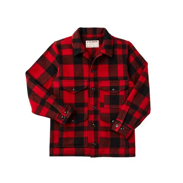 Filson Mackinaw Cruiser Shirt - Red/Black | Garmentory