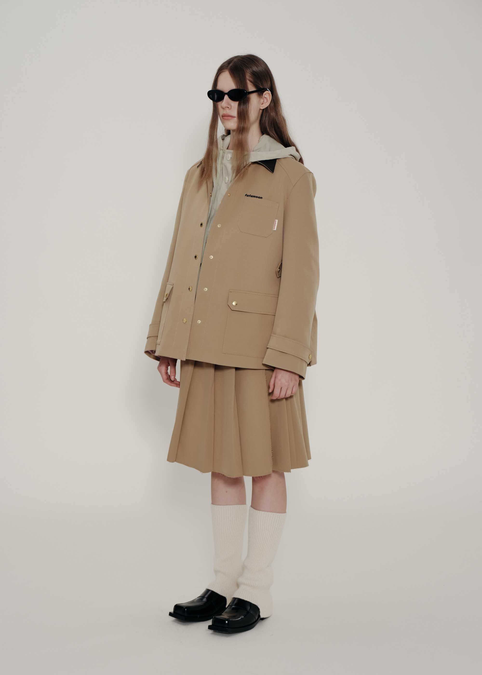 FAFAMOON Chore Jacket - Beige | Garmentory