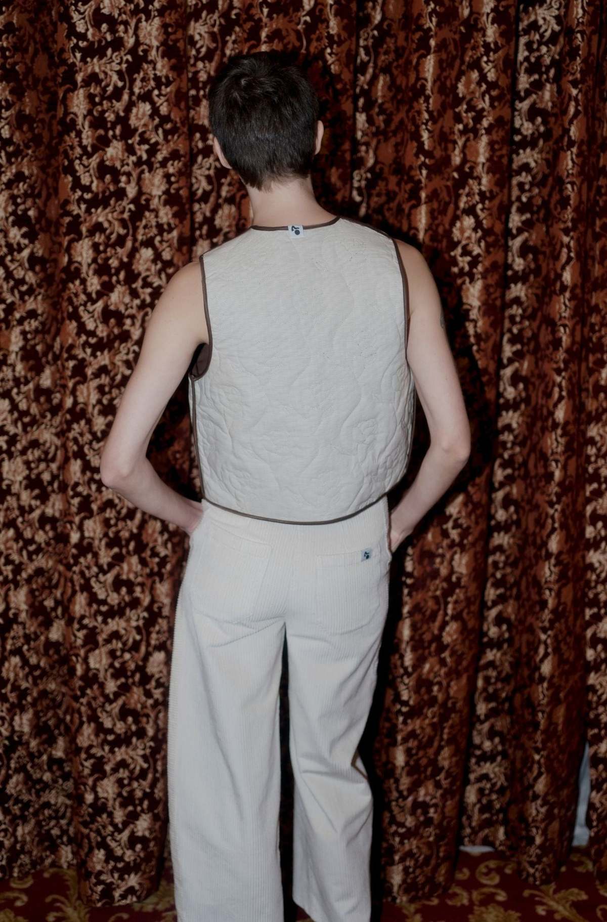 OhSevenDays Rose Vest - Chocolate Brown | Garmentory