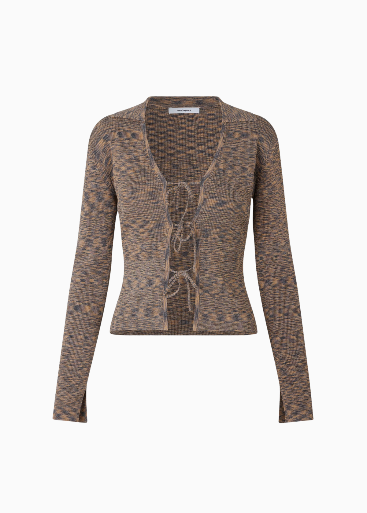 Oval Square Pool Knit Blouse - Mocha Bisque | Garmentory