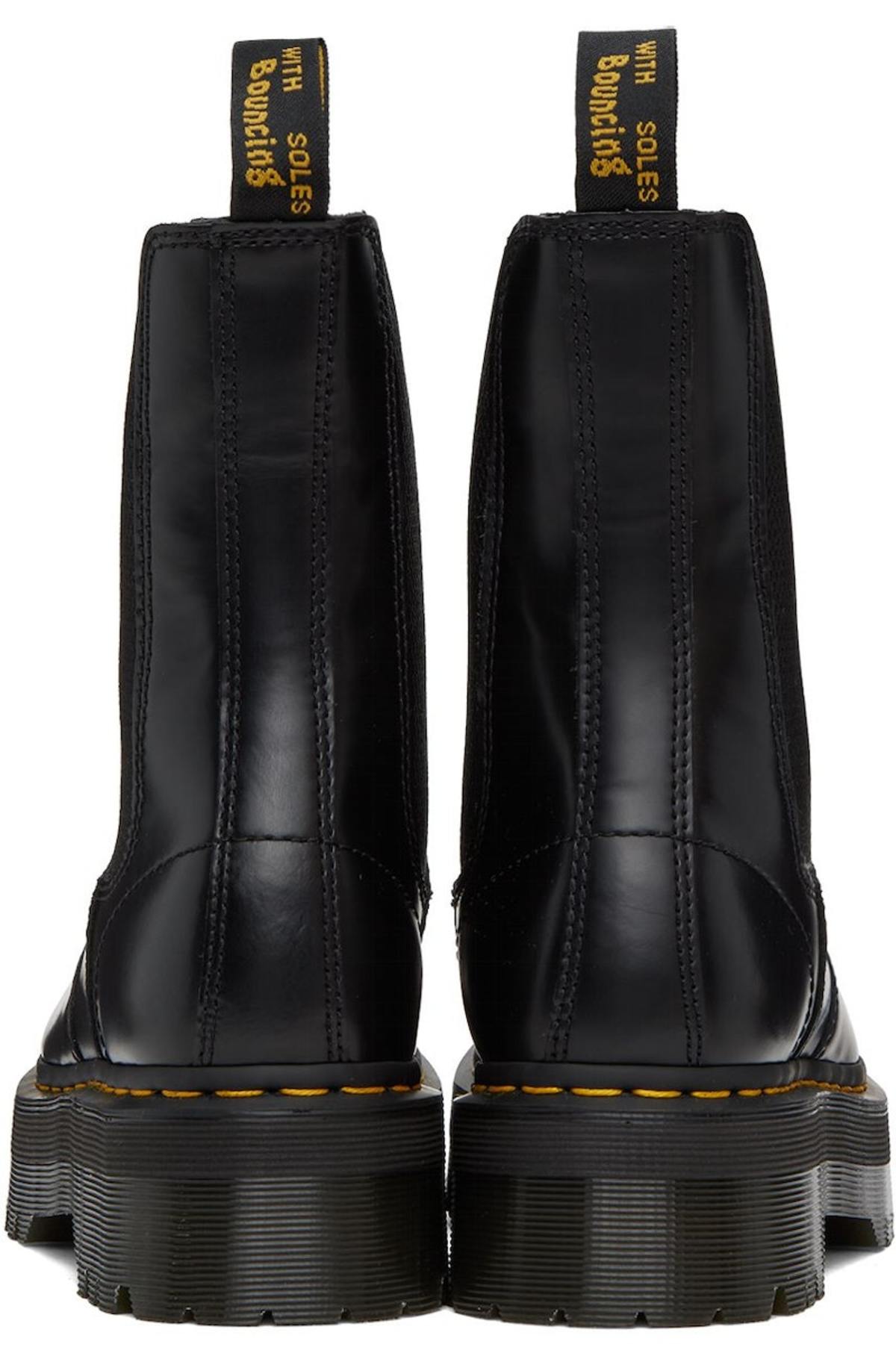 Dr. Martens Black 2976 Hi Quad Squared Boots | Garmentory