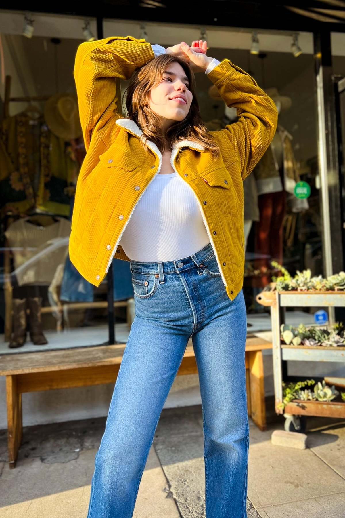 Levi's Sherpa Trucker - Chai Tea | Garmentory