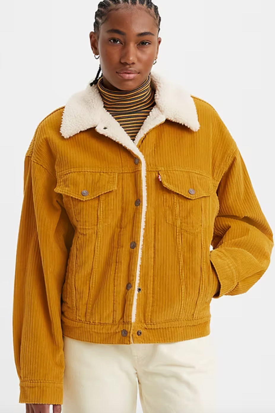 Levi's Sherpa Trucker - Chai Tea | Garmentory