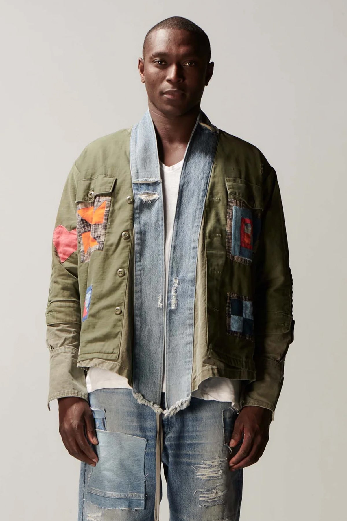 greg lauren Gees Bend Army Gl1 Jacket - ARMY | Garmentory