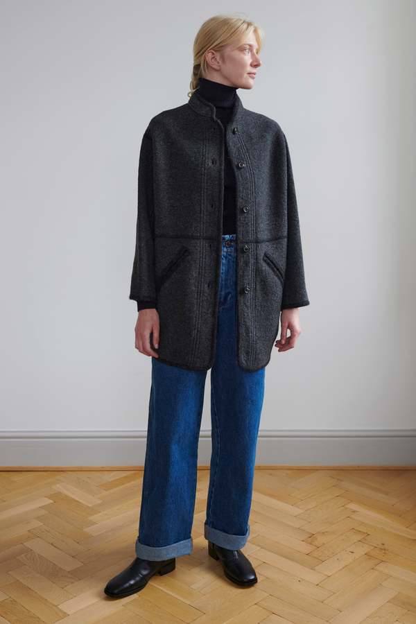 soeur Slovenie Jacket - Grey | Garmentory