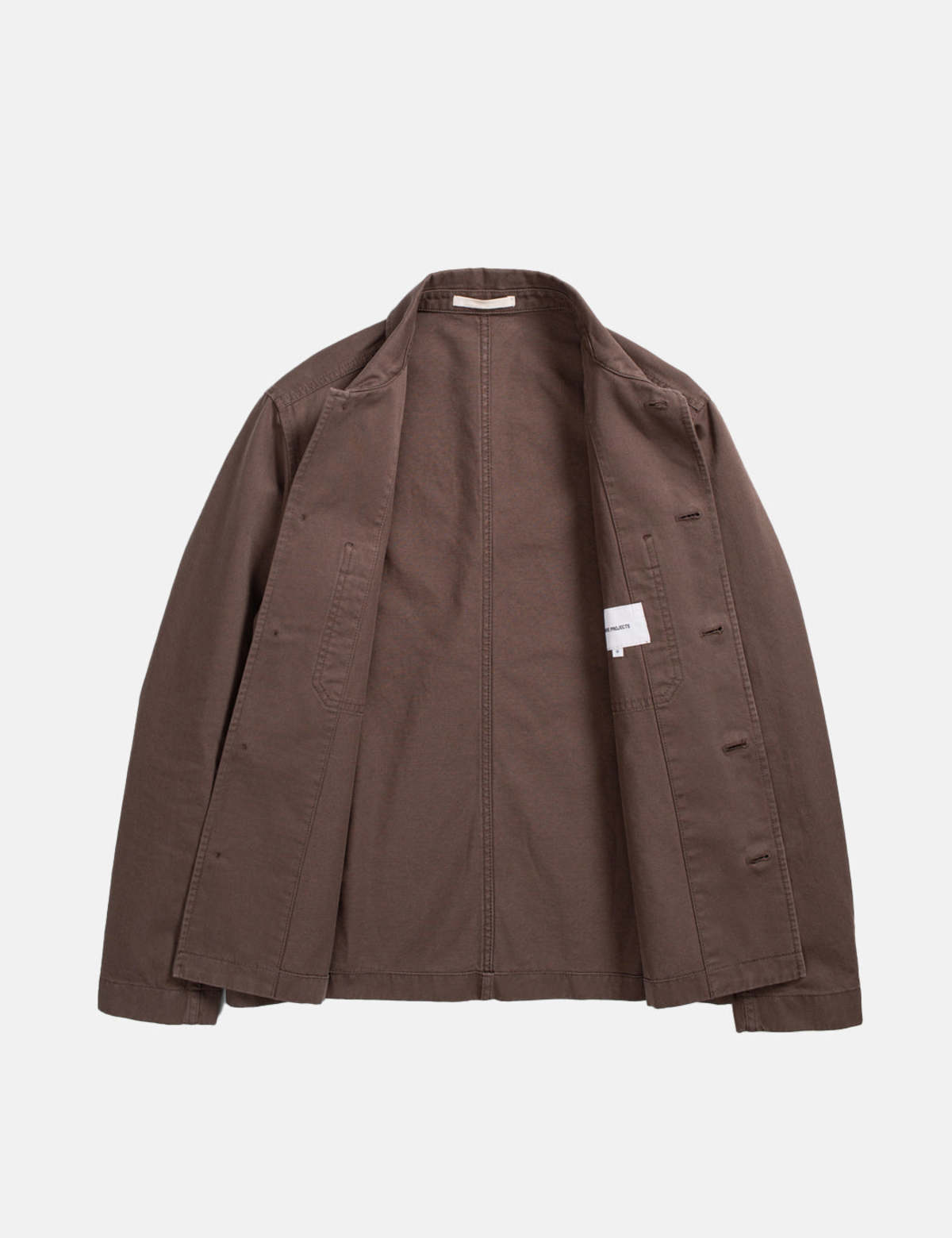 Norse Projects Tyge Organic Broken Twill Overshirt - Heathland Brown | Garmentory