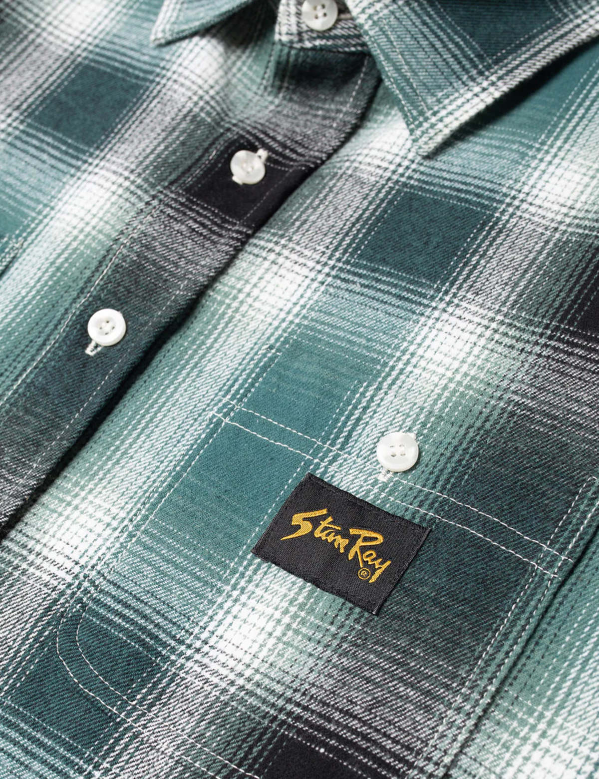 Stan Ray Plaid Flannel Shirt - Pine Green | Garmentory