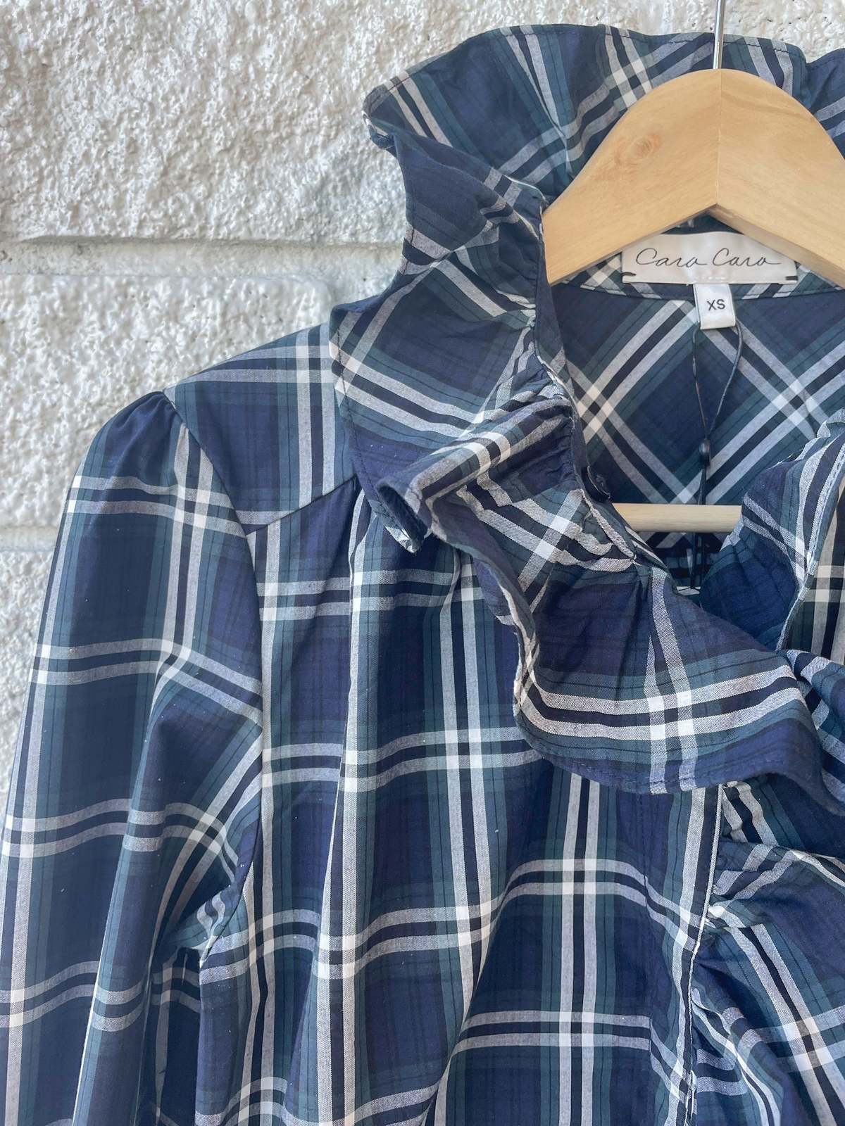 Cara Cara Anne Blouse - Yarn Dyed Plaid | Garmentory