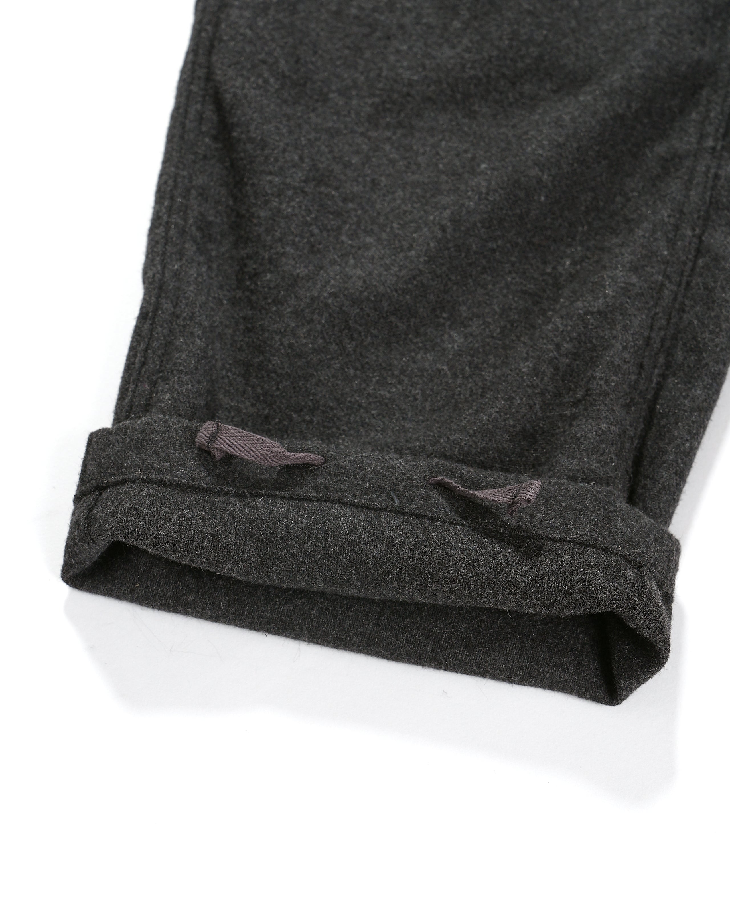 Engineered Garments Solid Poly Wool Flannel FA Pant - Grey | Garmentory