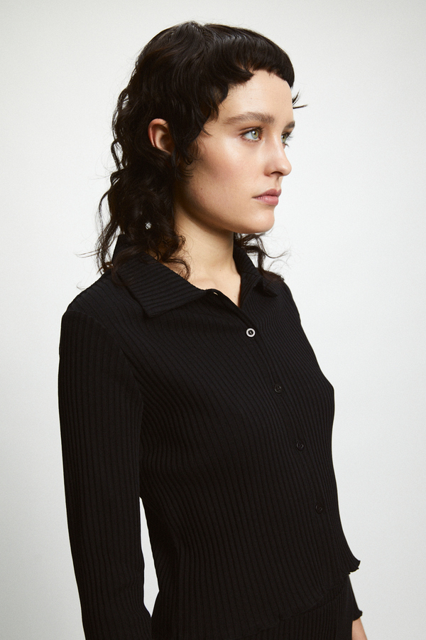 Rita Row Pike Top - Black | Garmentory