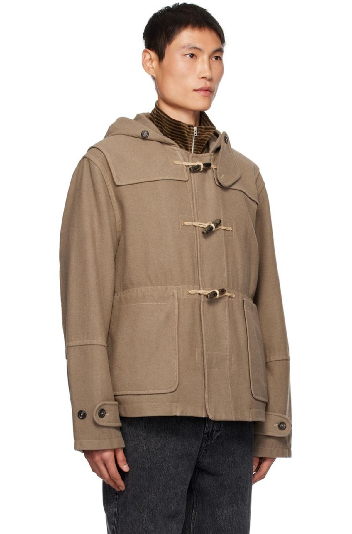Our Legacy Cropped Duffel Jacket - Beige | Garmentory