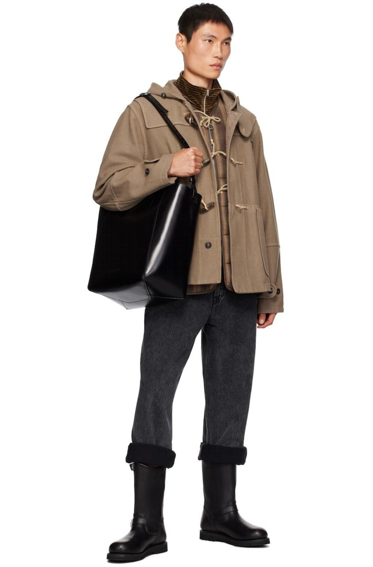 Our Legacy Cropped Duffel Jacket - Beige | Garmentory