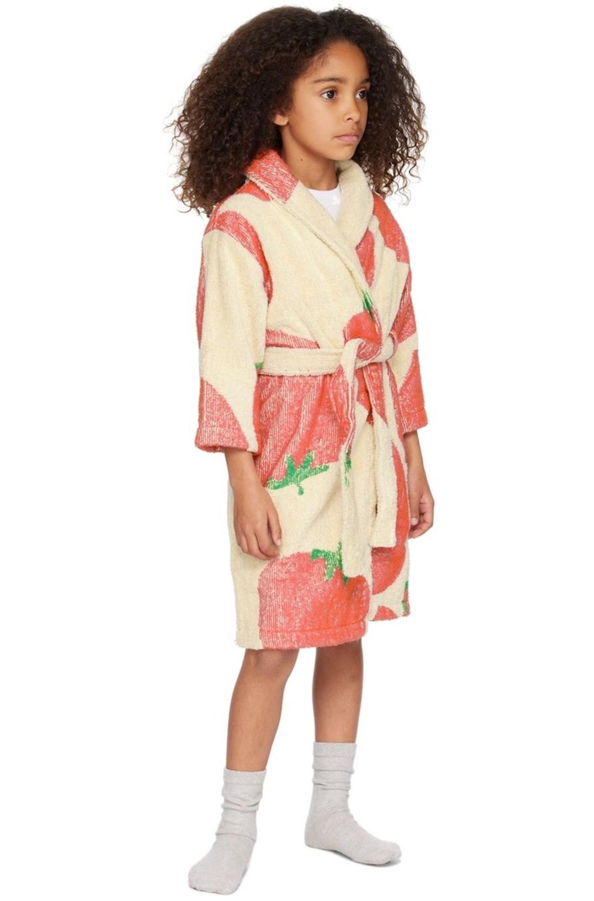 HELMSTEDT Kids Off-White Strawberry Robe | Garmentory