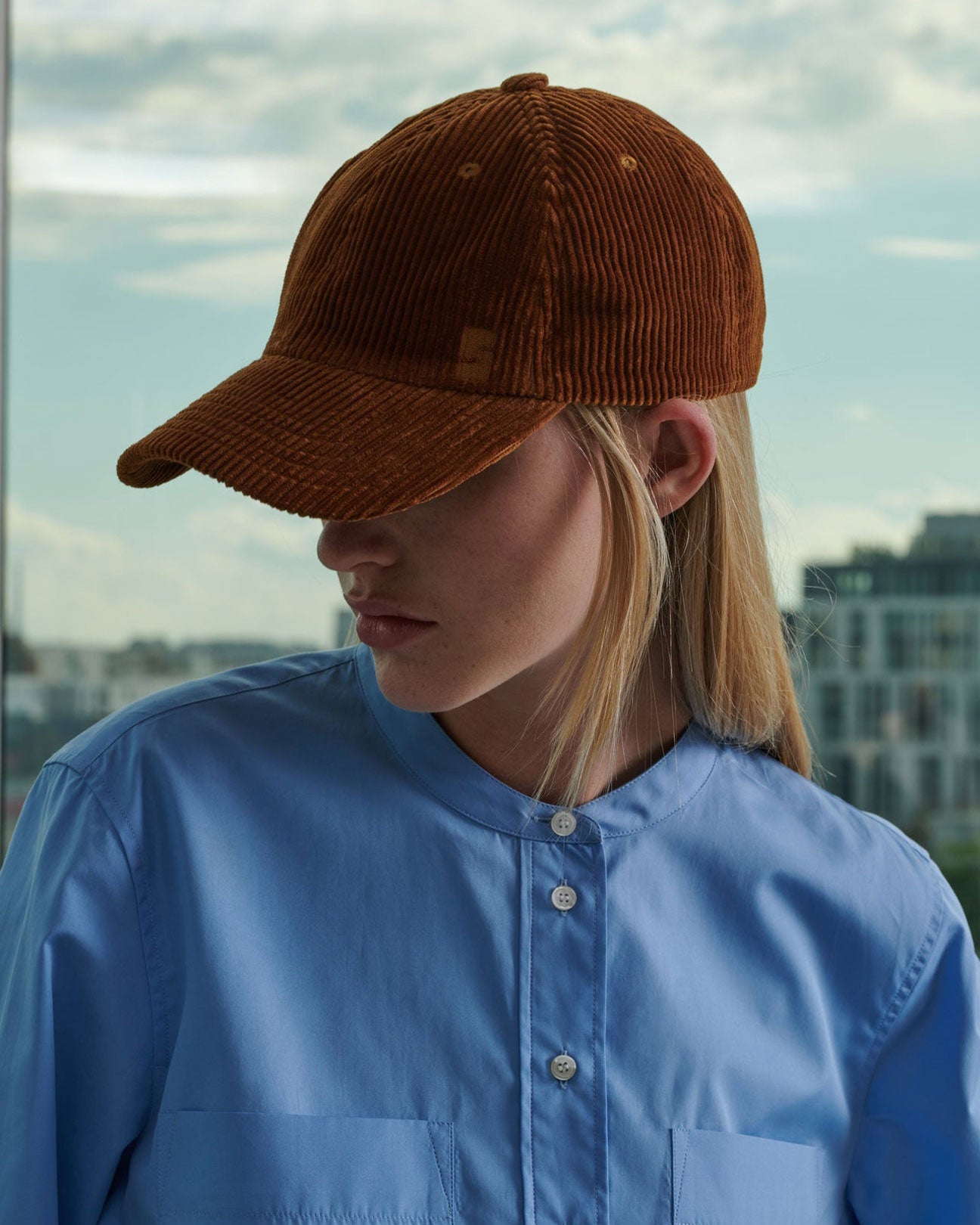 soeur Serena Corduroy Cap - Rust | Garmentory