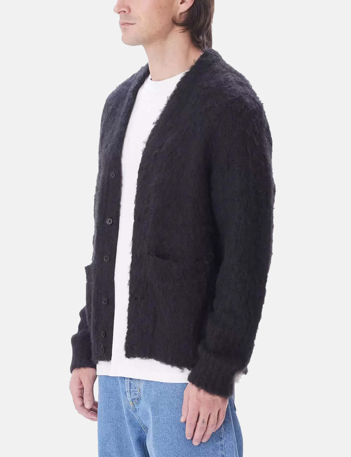Obey Patron Cardigan - Black | Garmentory