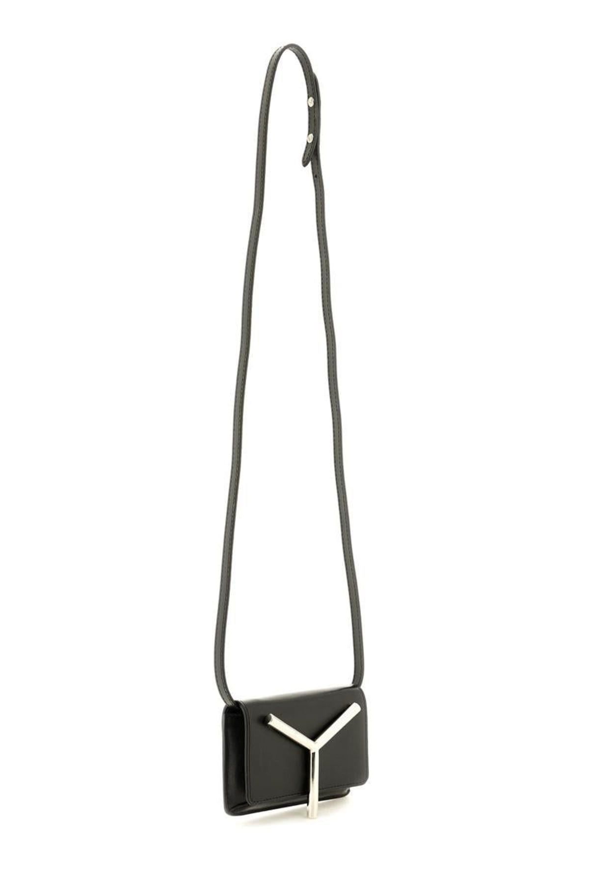 Y/project mini strap pouch bag - Black | Garmentory