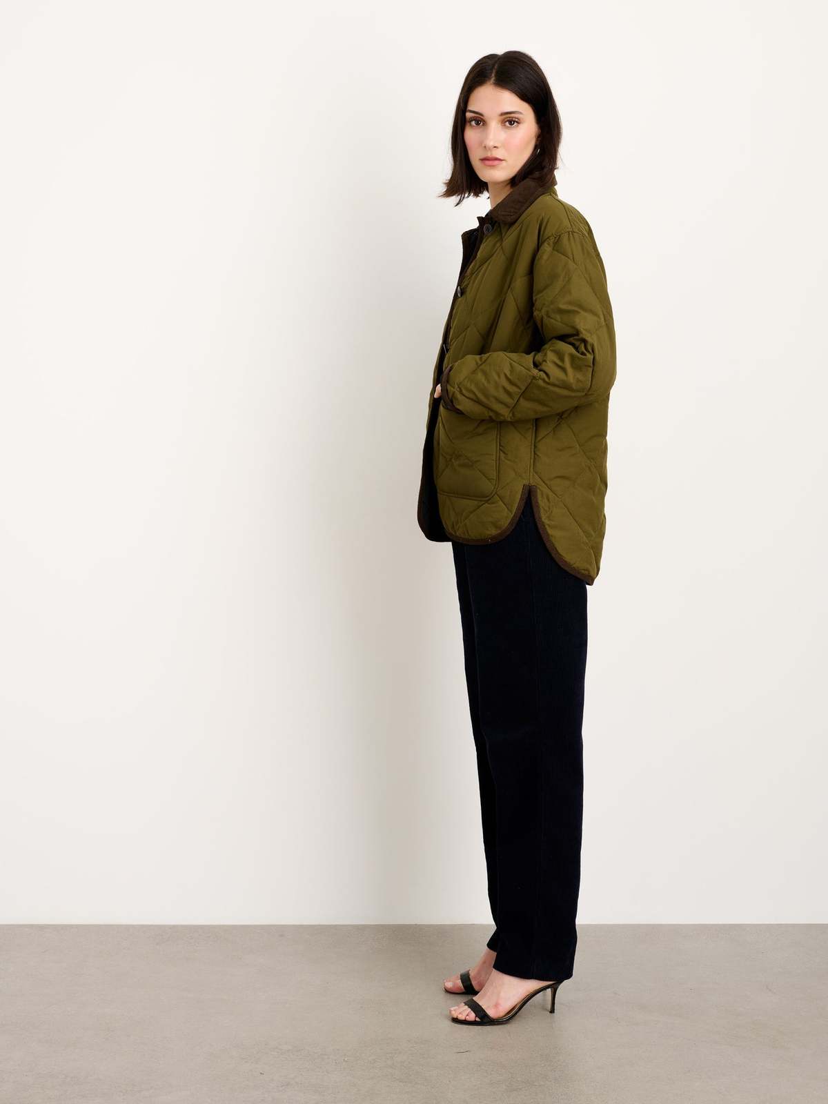 Alex Mill Quinn Nylon Quilted Jacket - Military Green | Garmentory