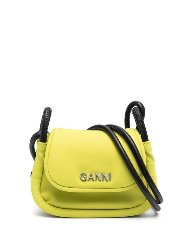 GANNI KNOT MINI FLAP OVER BAG | Garmentory