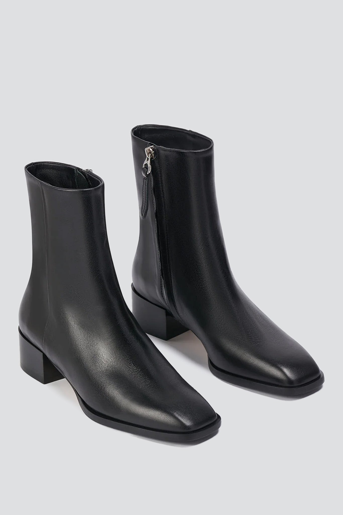 aeydē Black Calf Lee Boot - Black | Garmentory