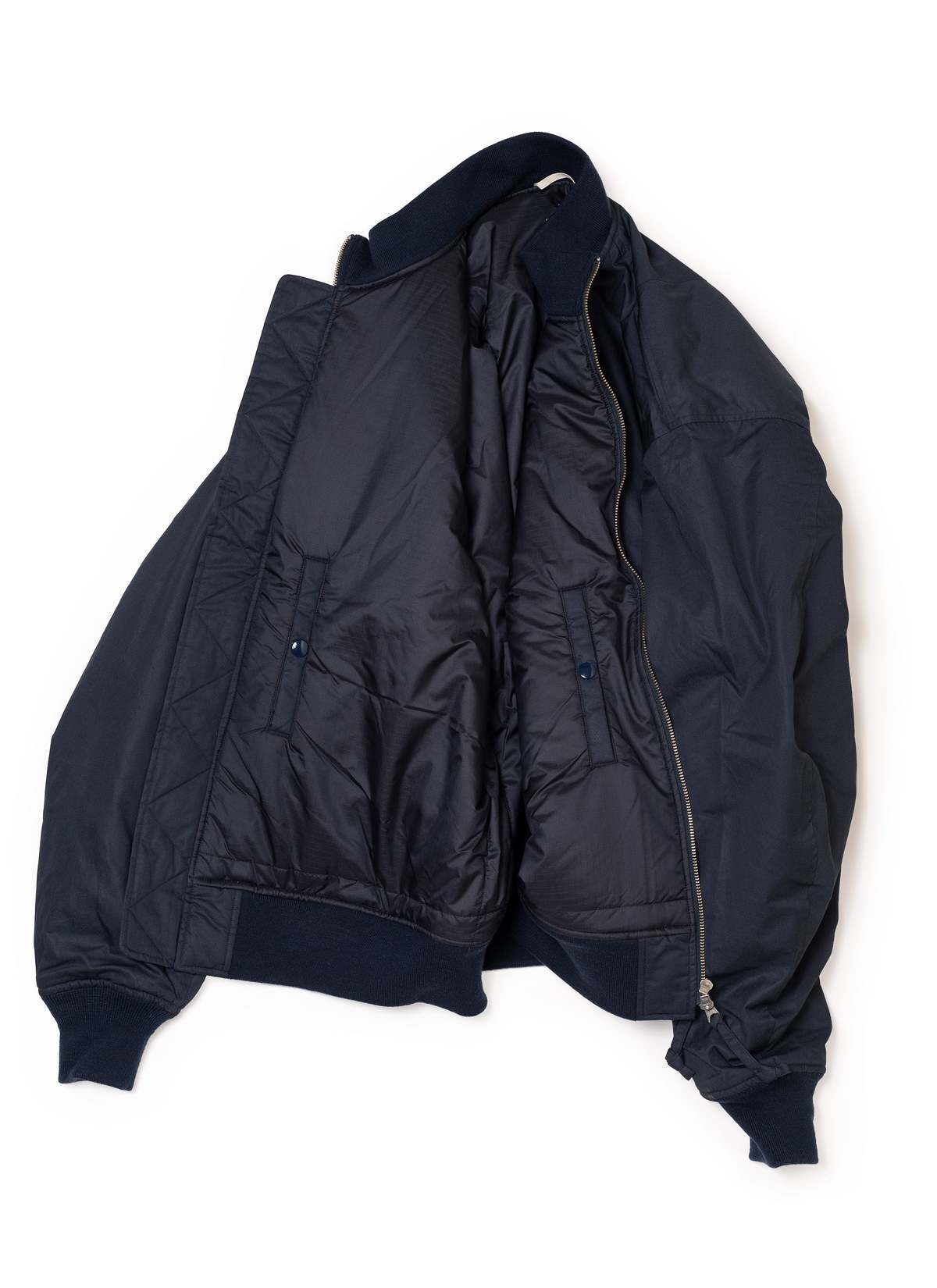 Nanamica INSULATION VARSITY JACKET - NAVY | Garmentory