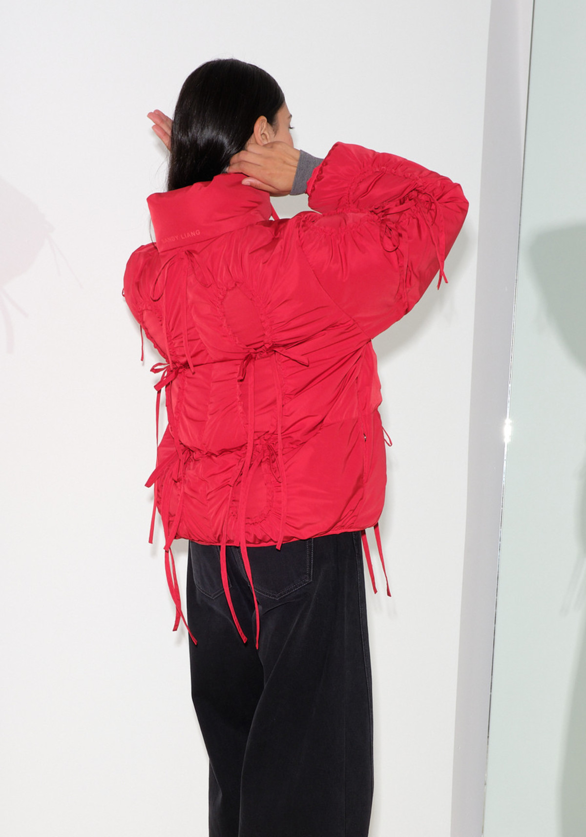 Sandy Liang Bommy Puffer - Red | Garmentory