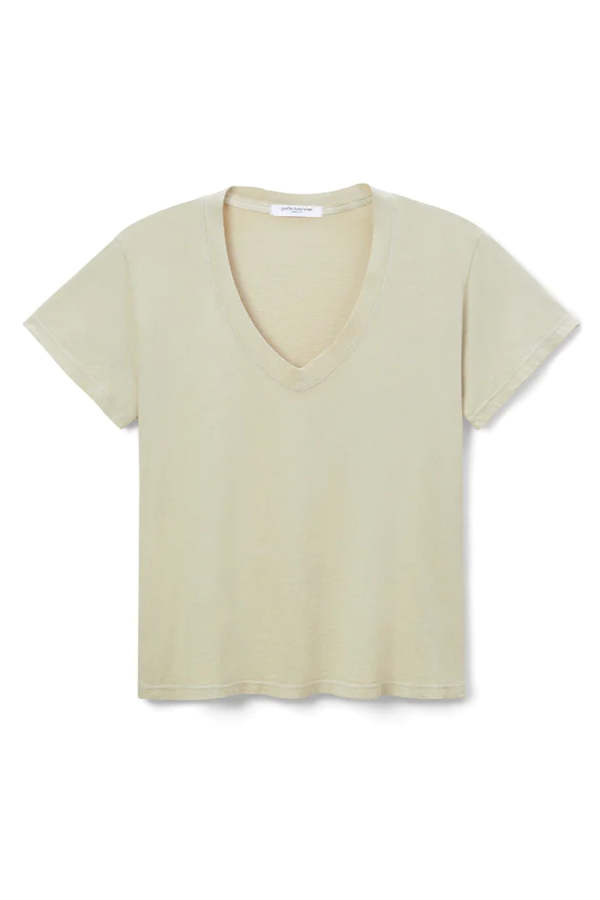 Perfect White Tee Hendrix Basic V Neck Tee - Oatmilk | Garmentory