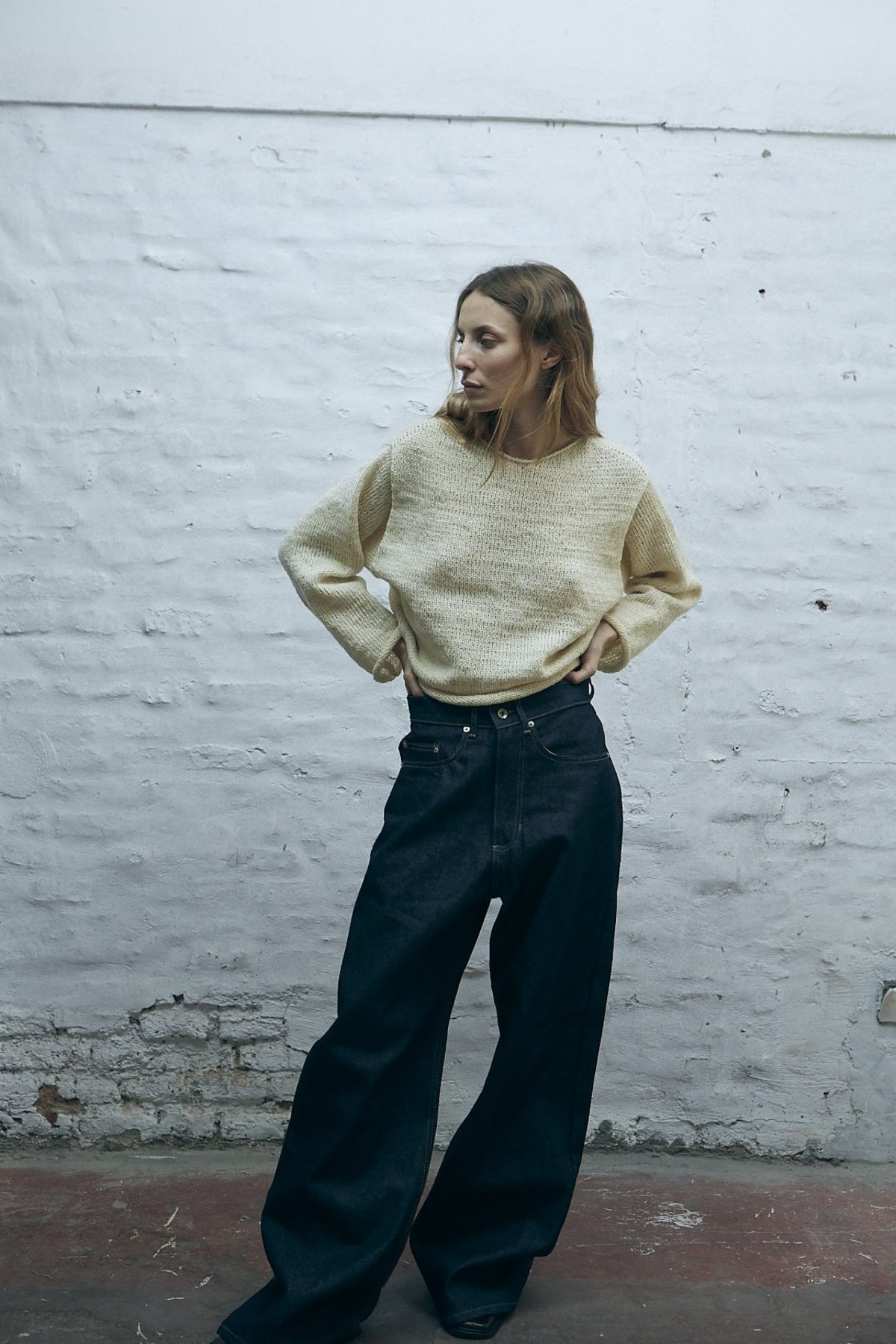 Nido trapezoid sweater - Natural | Garmentory