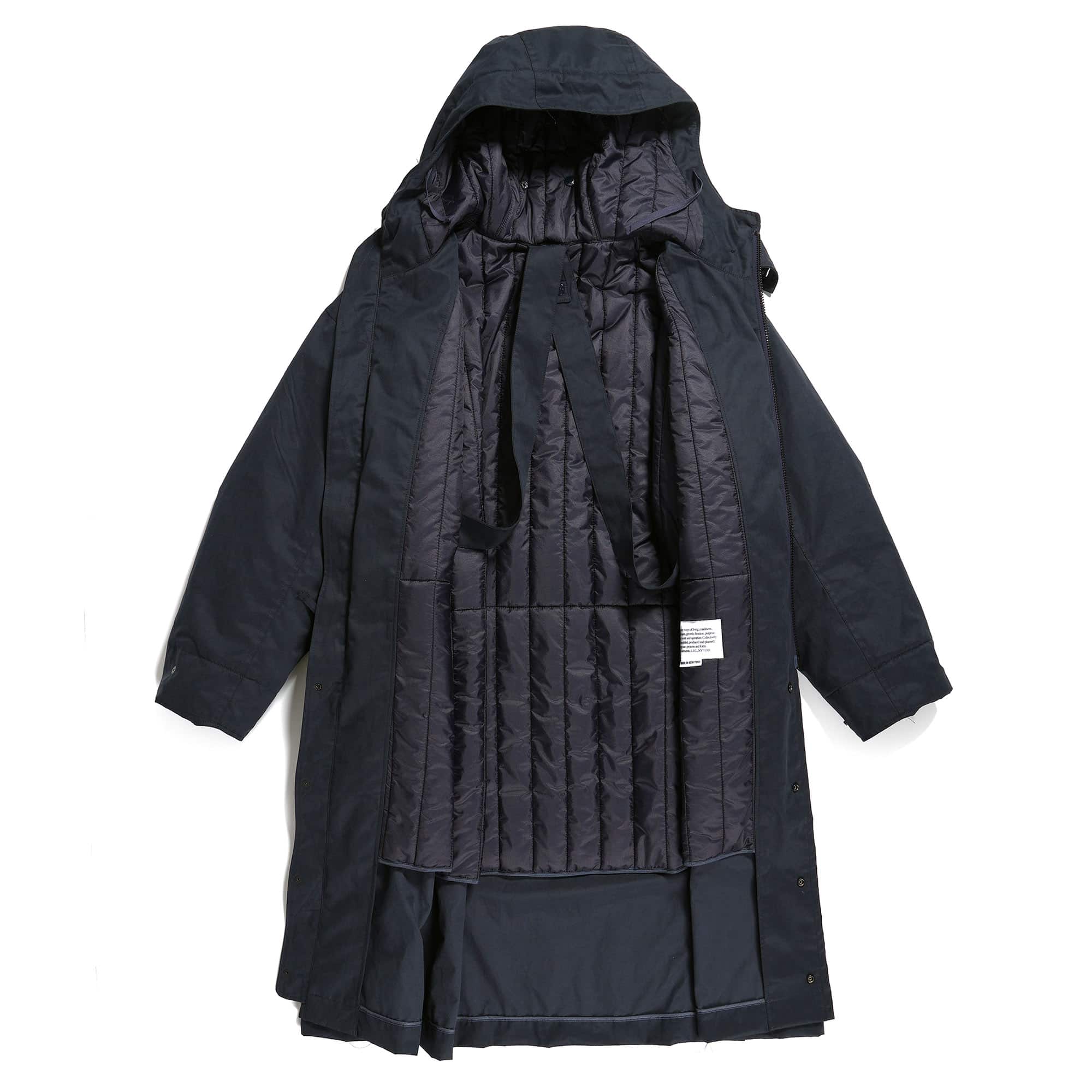 Engineered Garments Storm Coat - Dark Navy PC Coated Cloth | Garmentory