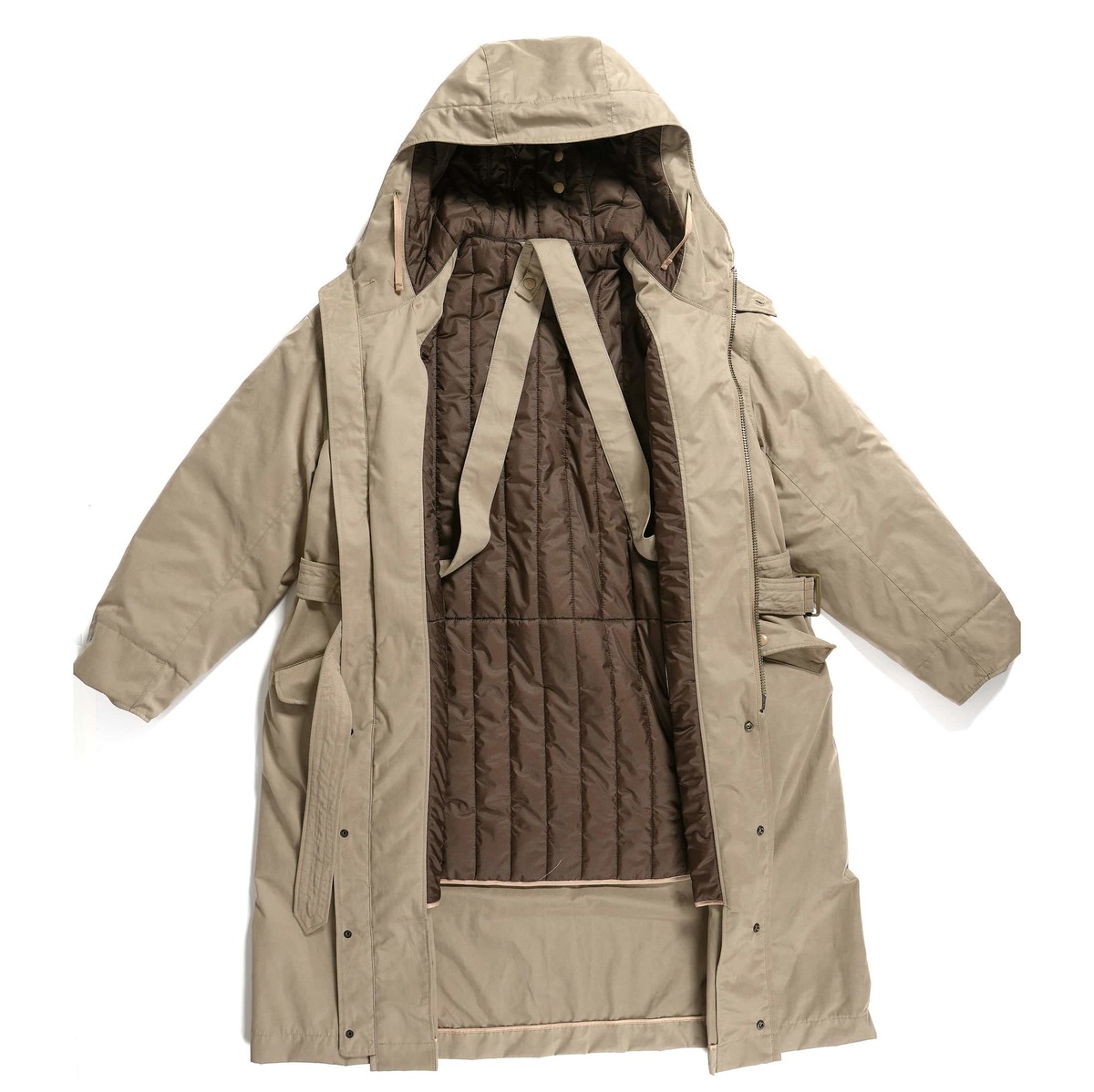 Engineered Garments Storm Coat - Khaki PC Coated Cloth | Garmentory