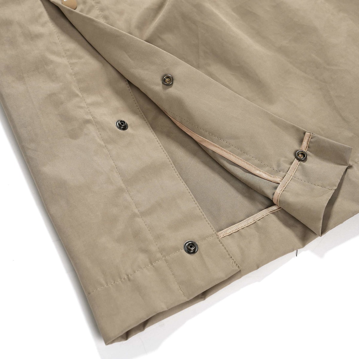 Engineered Garments Storm Coat - Khaki PC Coated Cloth | Garmentory