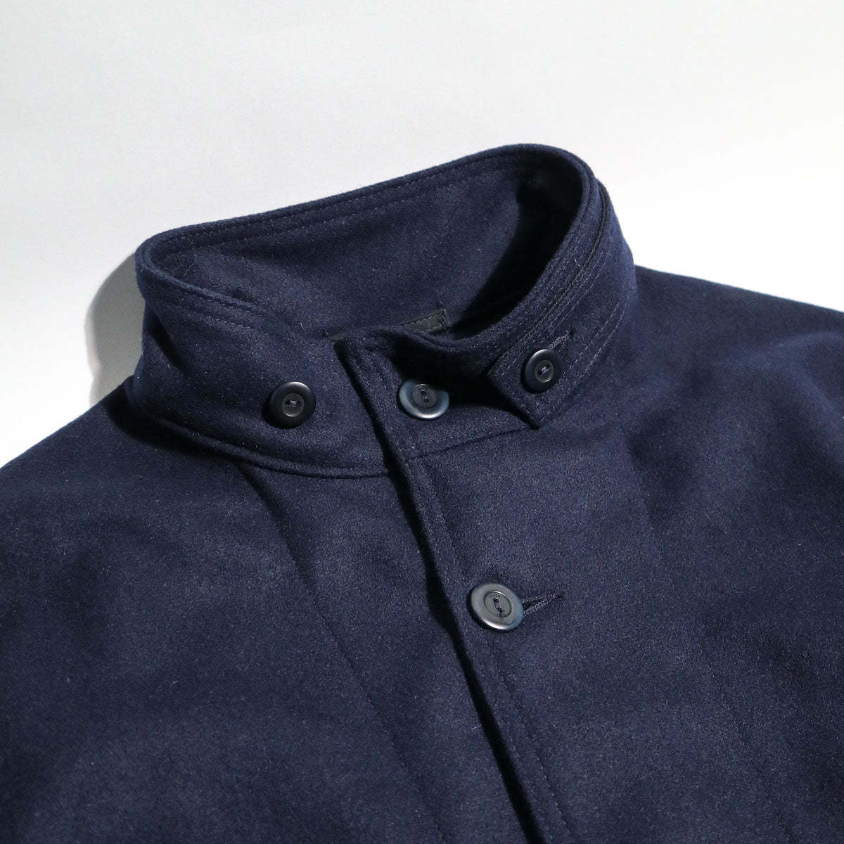 Dehen Woven Submariner Coat - Dark Navy | Garmentory