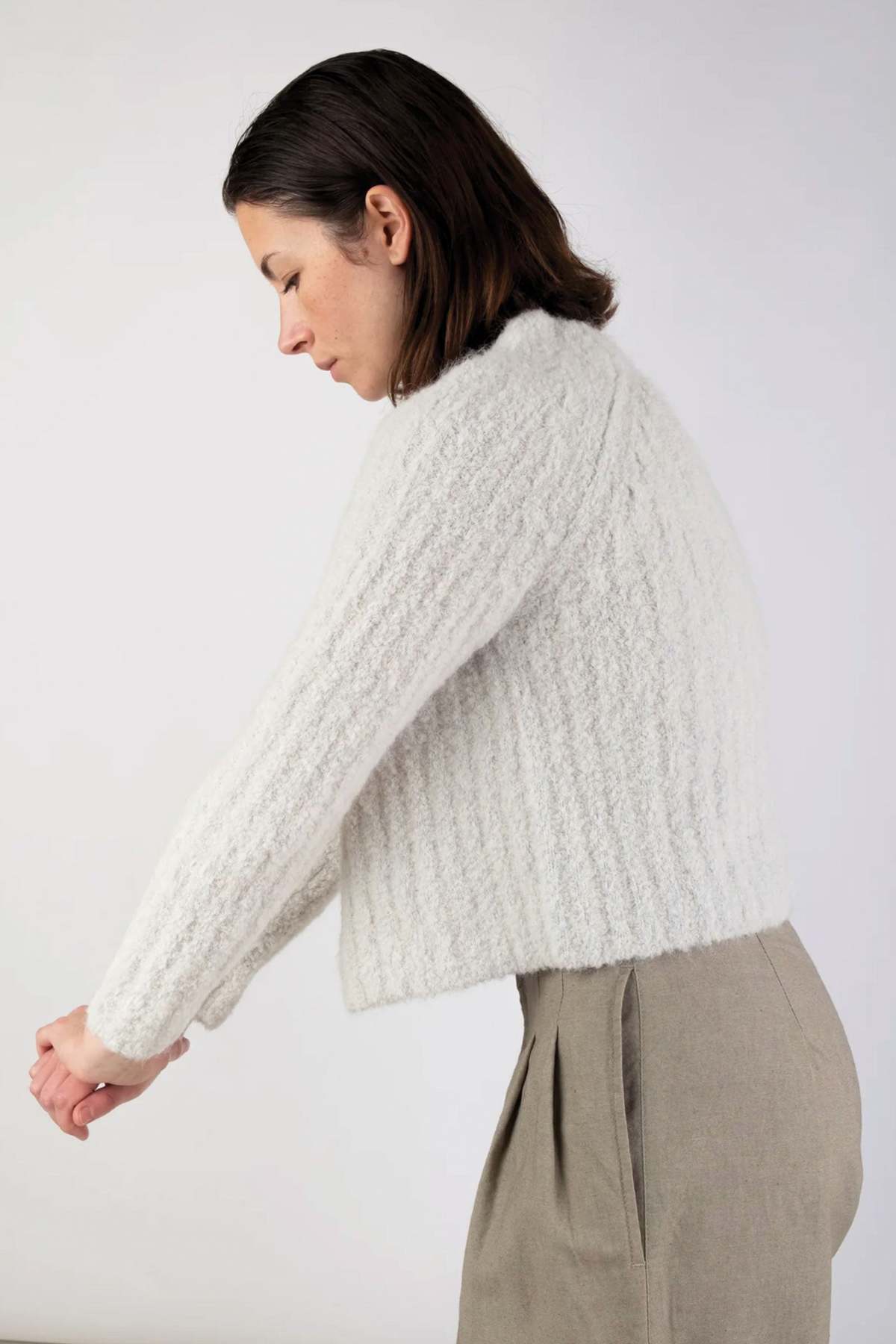 Micaela Greg Loop Rib Top - Mist | Garmentory